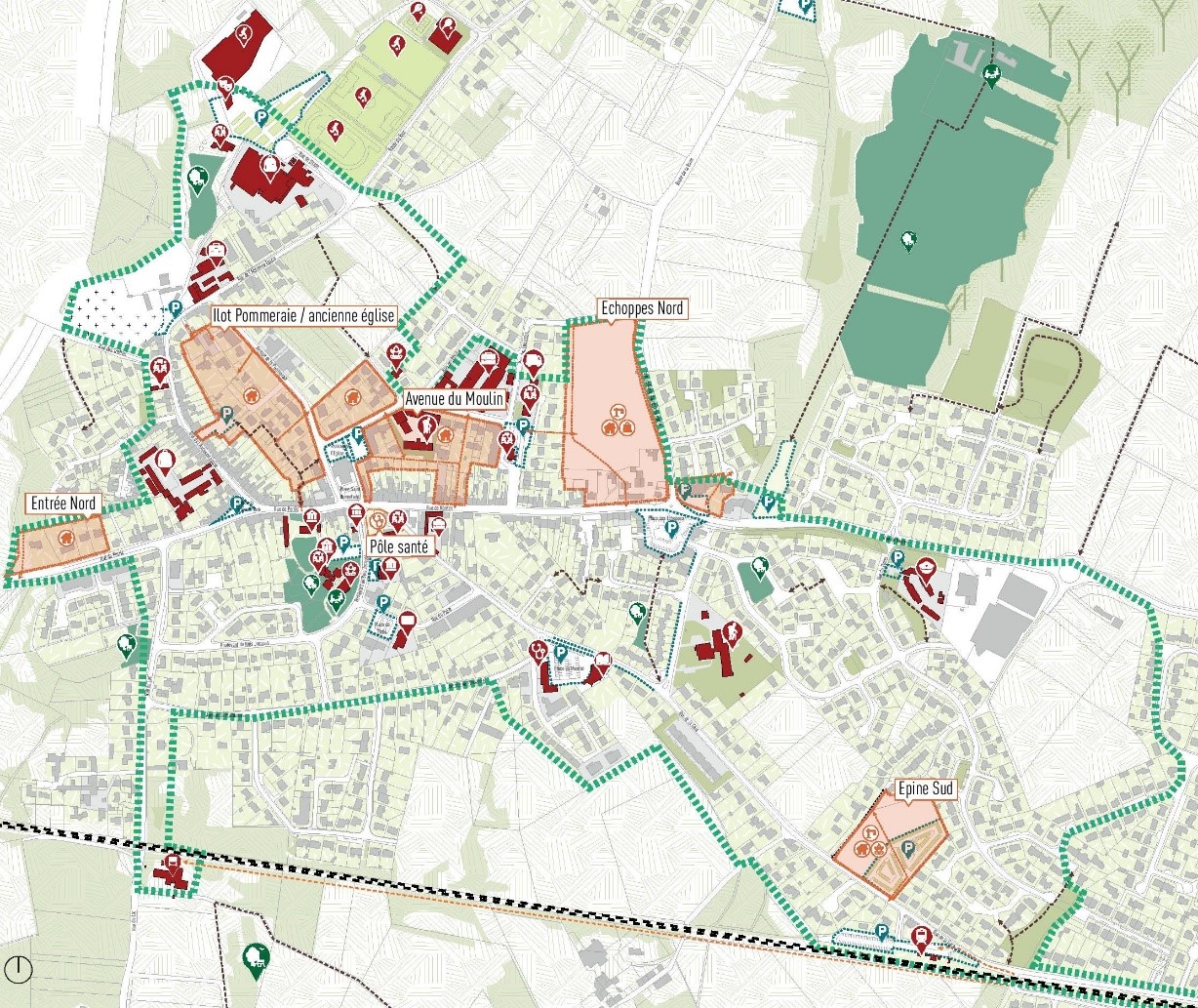 Bouaye Avance - Plan Guide "CŒUR DE VILLE"